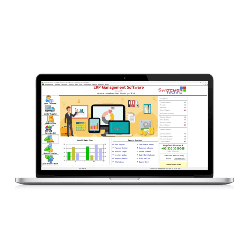 Best ERP System for Business - Switcher Techno ERP System